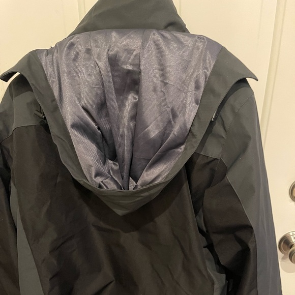 magconsen | Jackets & Coats | Nwt Black And Gray Parka Fleece Inside ...